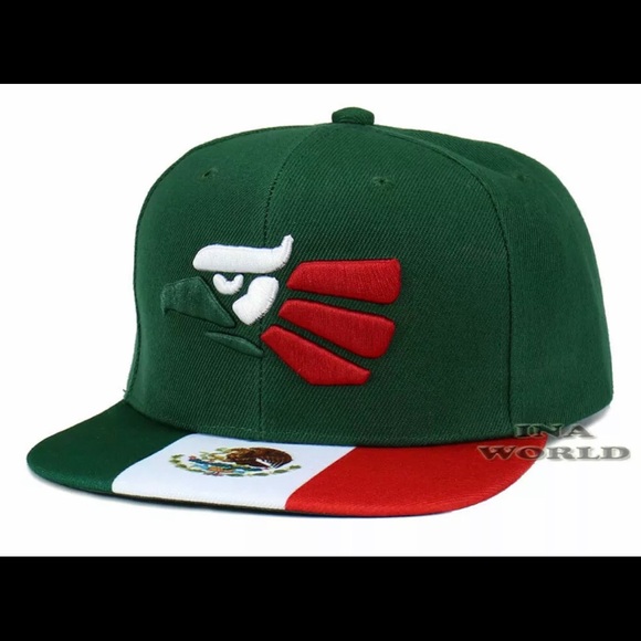 Accessories | Mexican Hat Hecho En Mexico Eagle Aguila Flag Flat Brim ...